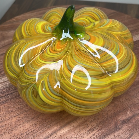 Art | Murano Art Glass Inspired Artisan Pumpkin Handblown | Poshmark